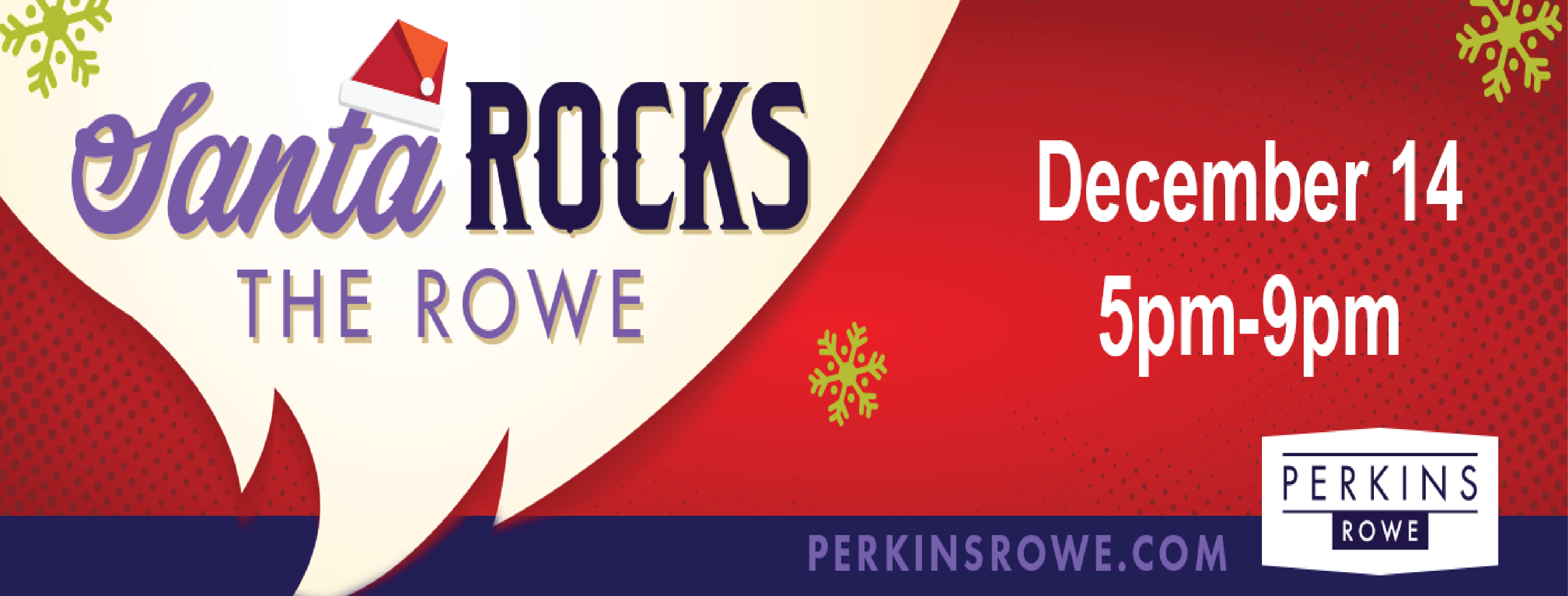 Santa Rocks the Rowe - Perkins Rowe